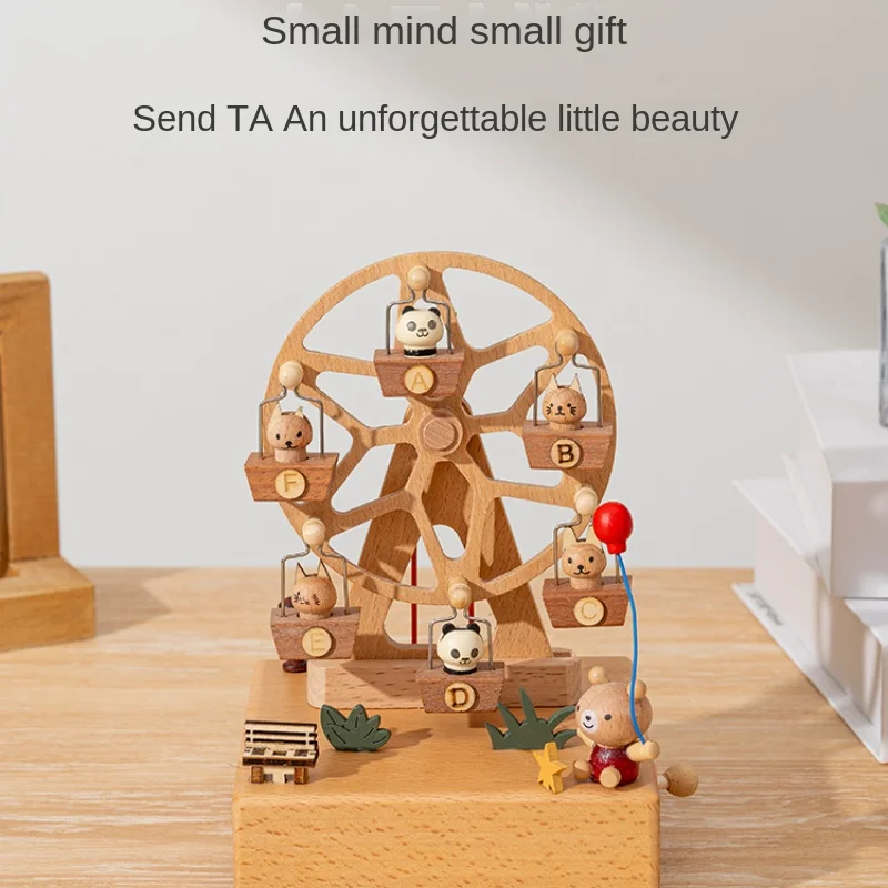 Wooden-Rotating-Train-Music-Box-Music-Box-Ferris-Wheel-Lettering ...