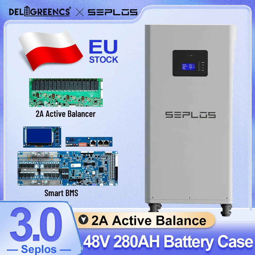 Seplos-3-0-Version-48V-Battery-LiFePO4-Case-DIY-Kits-Smart-BMS-51-2V ...