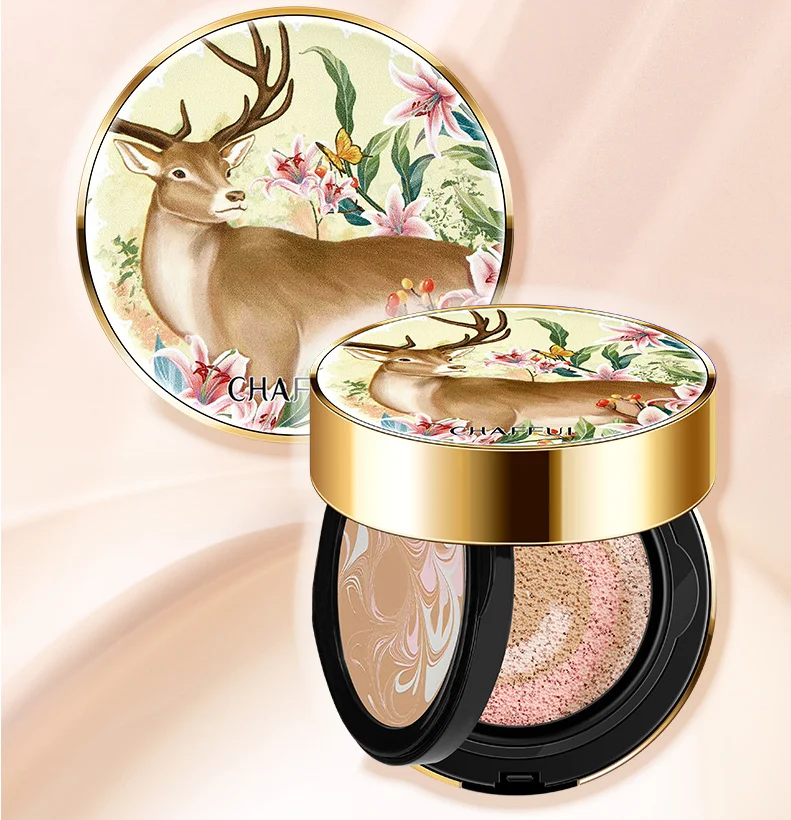 CHAFFUL-Water-Feel-Soft-Moisturizing-Makeup-Box-Air-Cushion-Powder ...