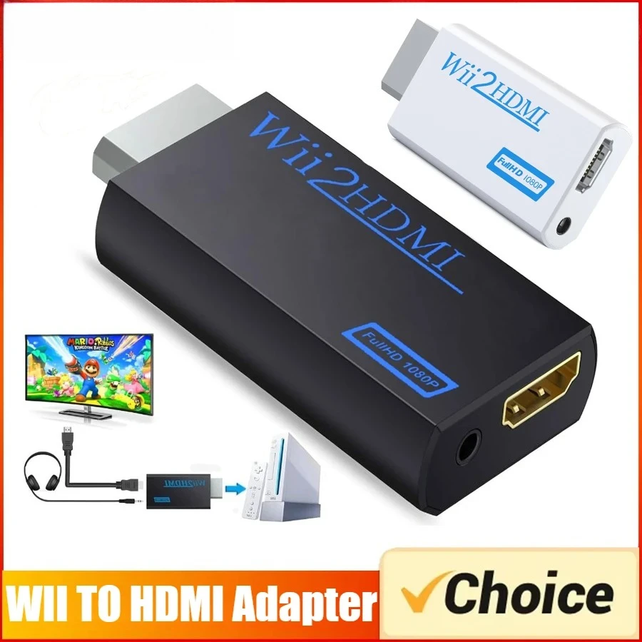 WII To HDMI Converter Full HD 1080P WII To HDMI Wii 2 HDTV Converter ...