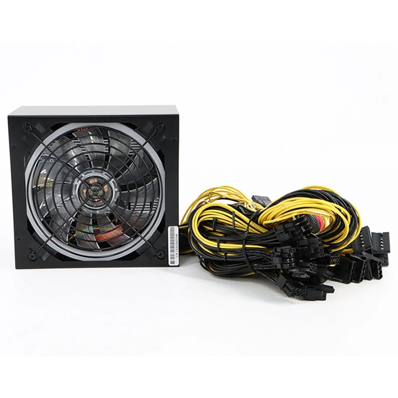 RGB 1800W Mining Power Ethereum BTC Asic ATX Mining Power Supply ETH ...