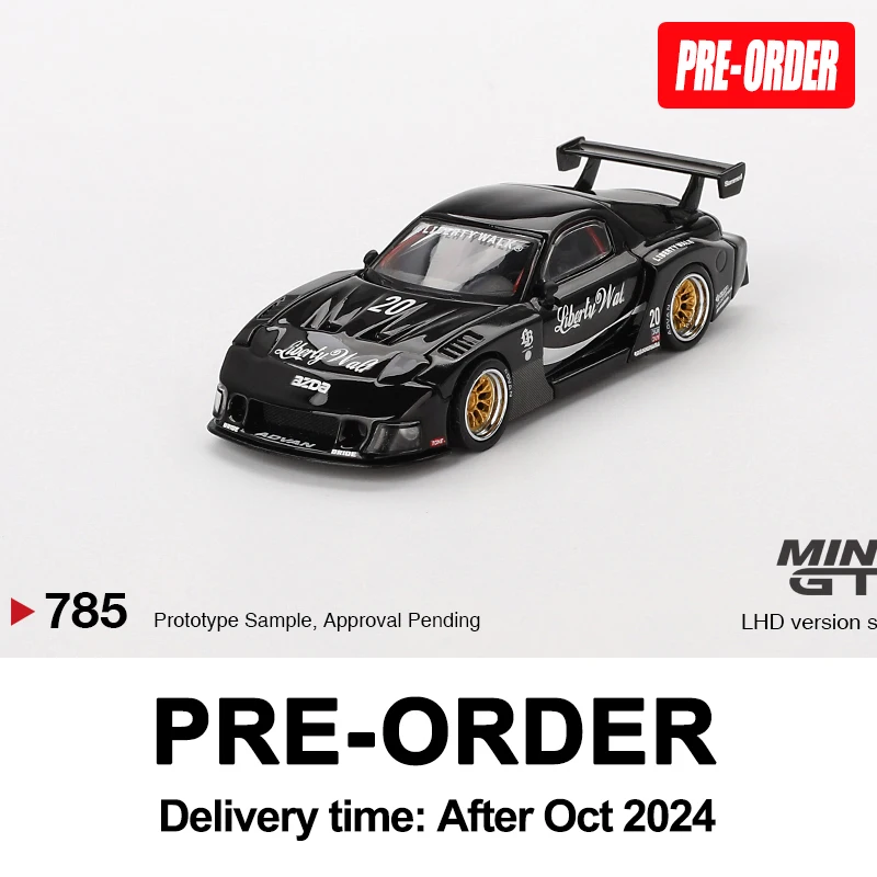 Pre-order-MINIGT-1-64-RX7-LB-Super-Silhouette-Liberty-Walk-Black-Alloy ...