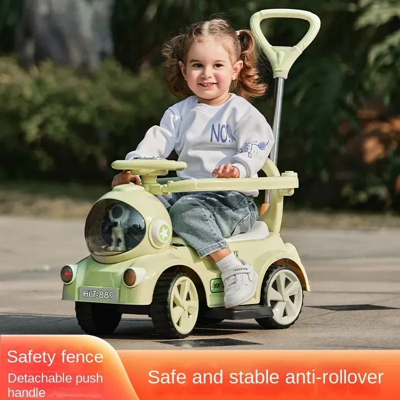 3-in-1-Ride-on-Push-Car-Stroller-Removable-Handle-Guardrails-Swing-Car ...