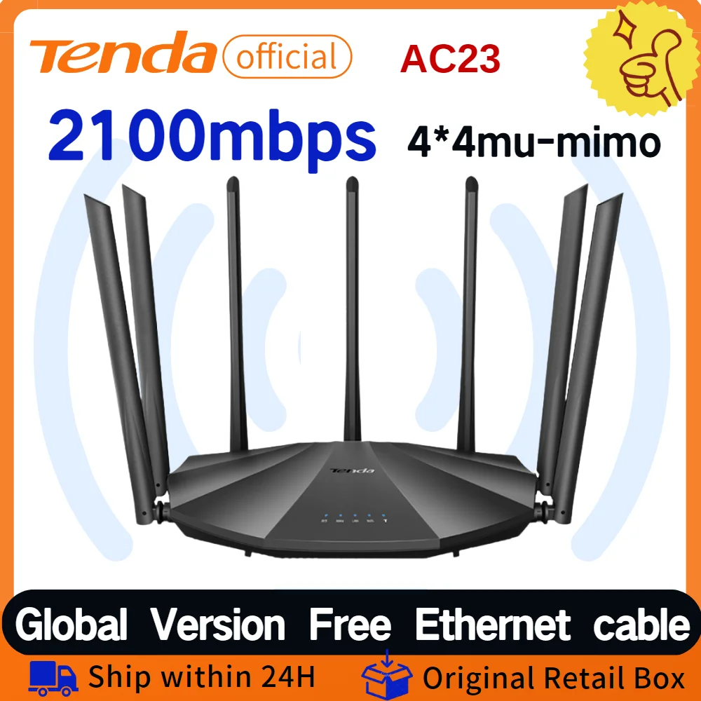 Tenda AC2100 Wifi Router 2100mbps Gigabit Dual Band Wifi Repeater ...