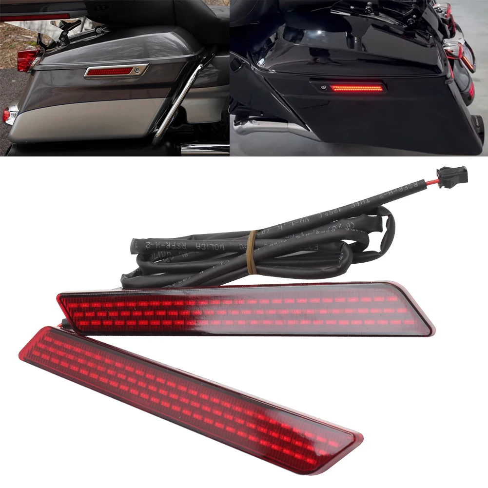 Motorcycle-Red-LED-Saddlebag-Latch-Lights-For-Harley-Touring-CVO ...