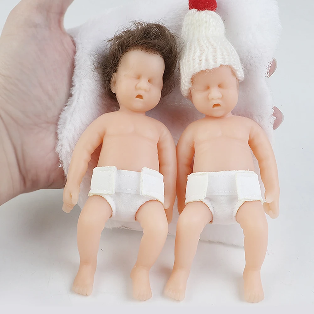 6inch 15cm Mini Rebor Doll Baby Girl Doll Full Body Silicone Realistic ...