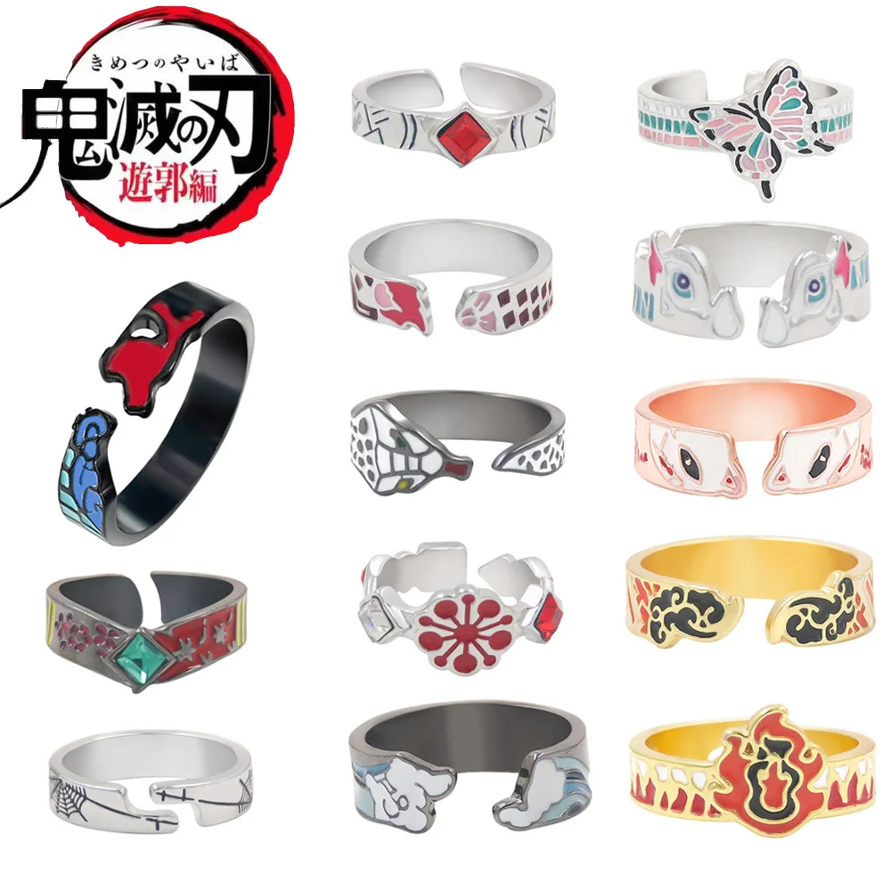 Demon-Slayer-Anime-Ring-Kimetu-No-Yaiba-Tanjirou-Nezuko-Agatsuma ...