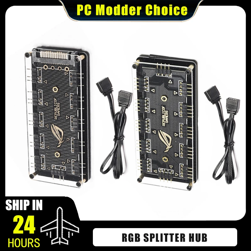 Komputer-RGB-HUB-Splitter-5V-3Pin-12V-4Pin-kolektor-untuk-PC-Gamer ...
