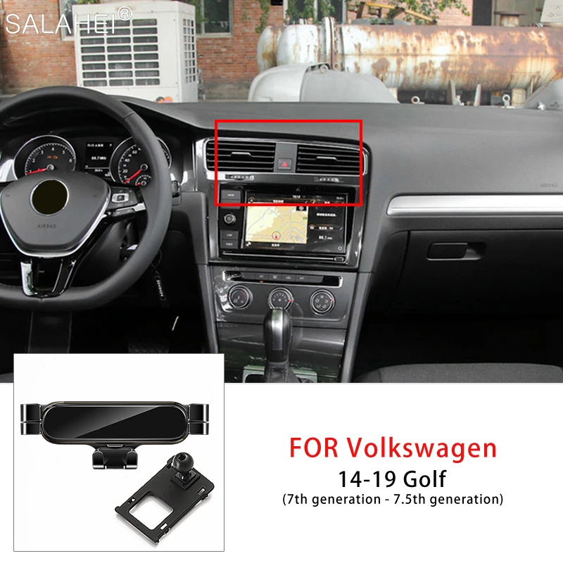 Car Phone Holder For Vw Volkswagen Golf 7 Mk7 2014 2015 2016 2017 2018 ...