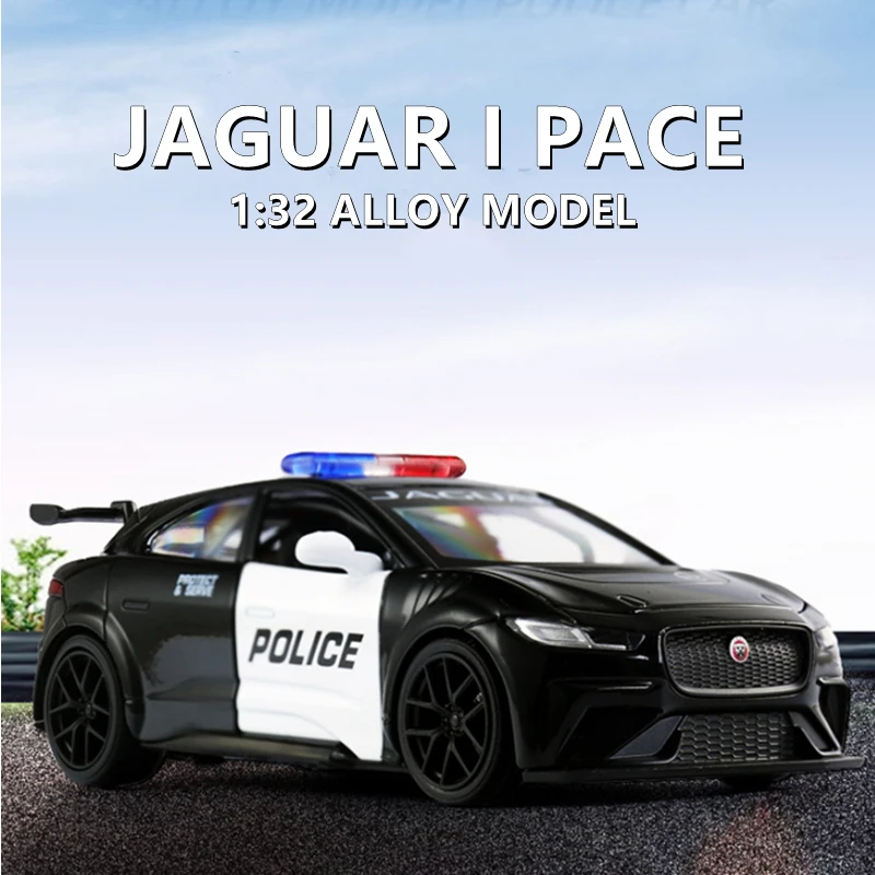 1-32-Jaguar-I-PACE-Racing-Police-Alloy-Car-model-Diecasts-Toy-Metal ...