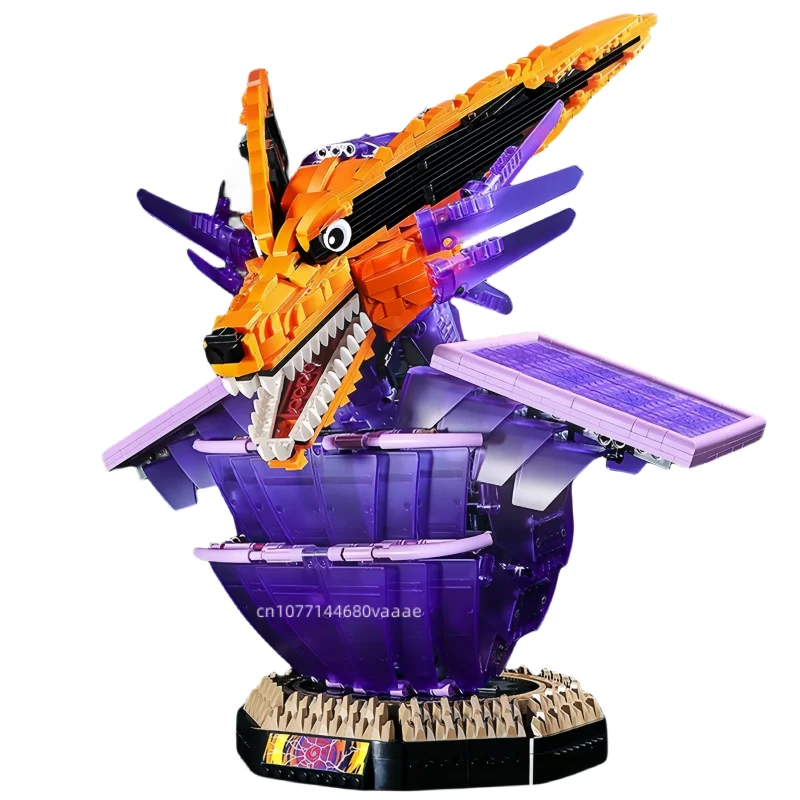 Naruto-Series-Nine-tailed-Fox-Modular-MOC-Assembled-Decorative-Building ...