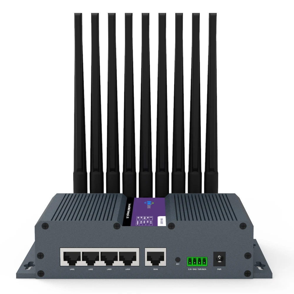 Zlwl fábrica zr9000 5g duplo cartão sim roteador sem fio industrial 5g ...