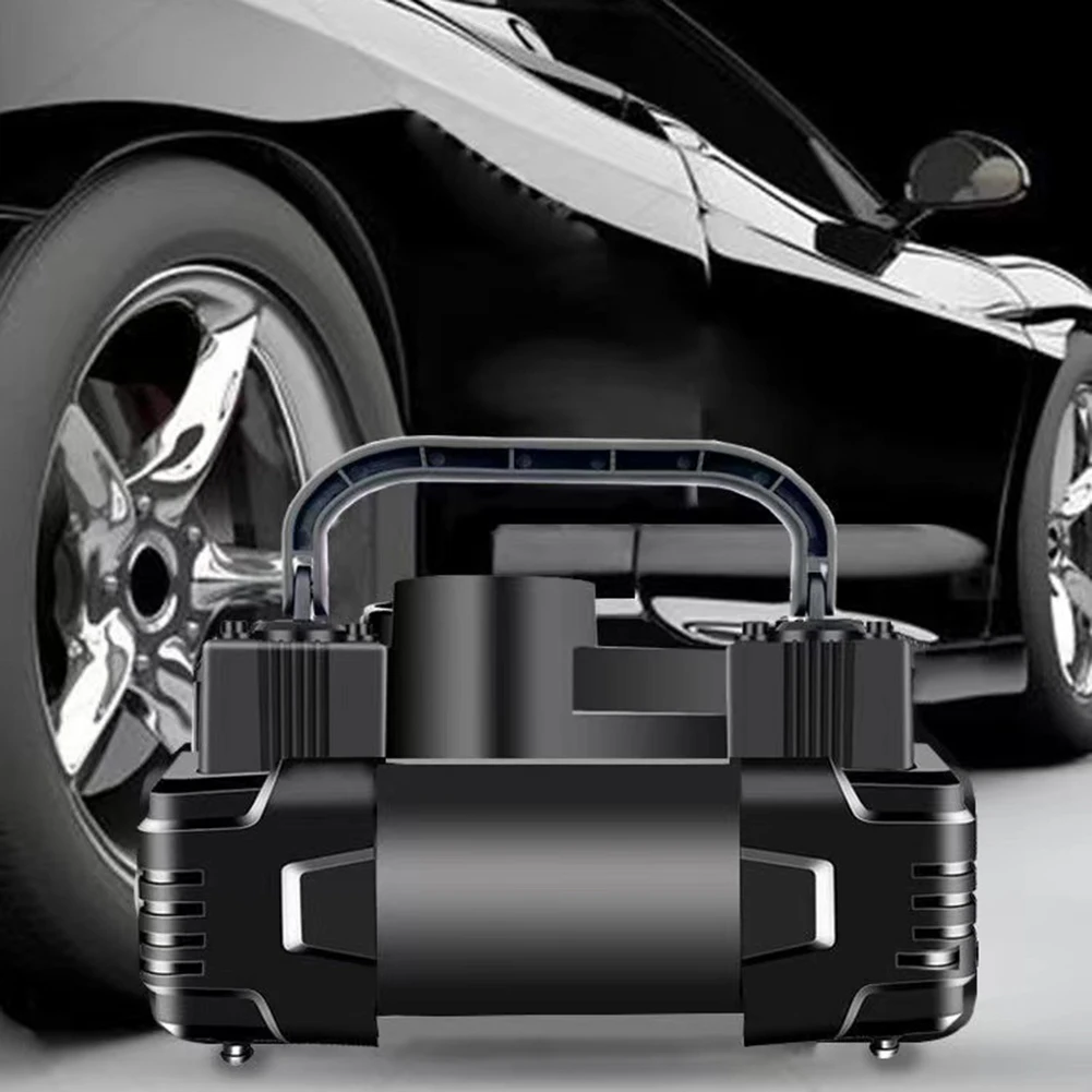 12V-150PSI-Auto-Inflatable-Pump-Dual-Cylinder-Electric-Tire-Inflator ...