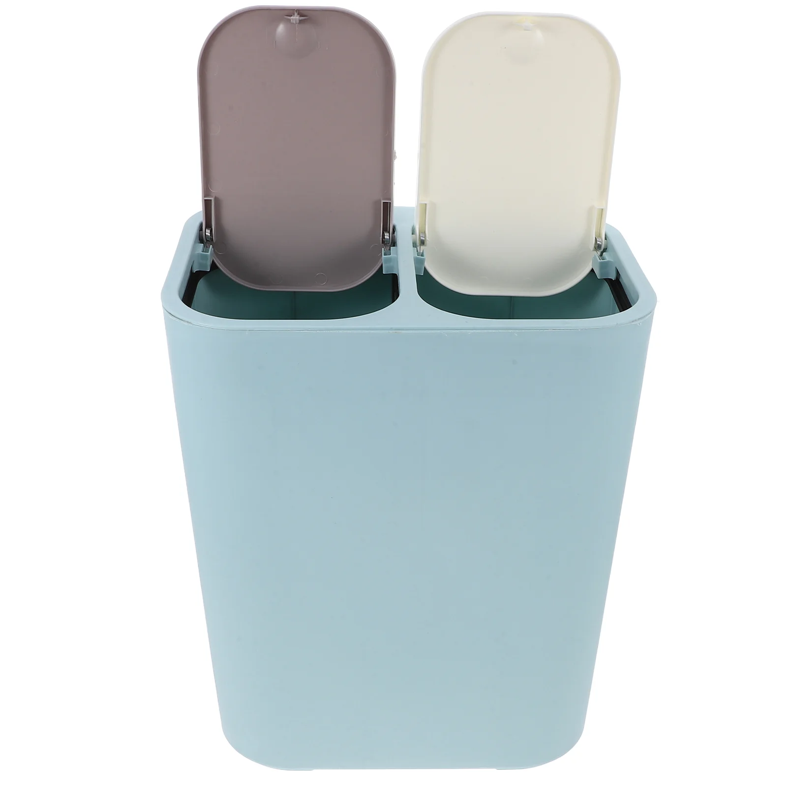Two-Compartment-Trash-Can-Bathroom-Garbage-Trashcan-Recycling-Bin-Dual ...