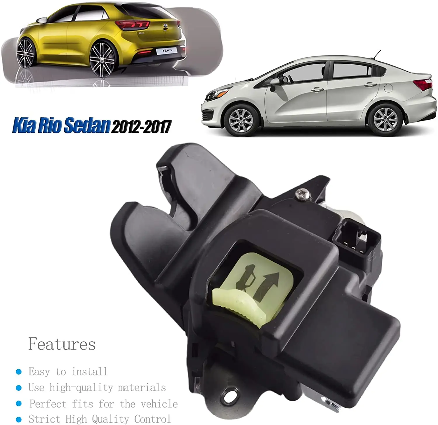Rear-TailGate-Latch-Trunk-Lid-Lock-Actuator-Compatible-for-Kia-Rio ...
