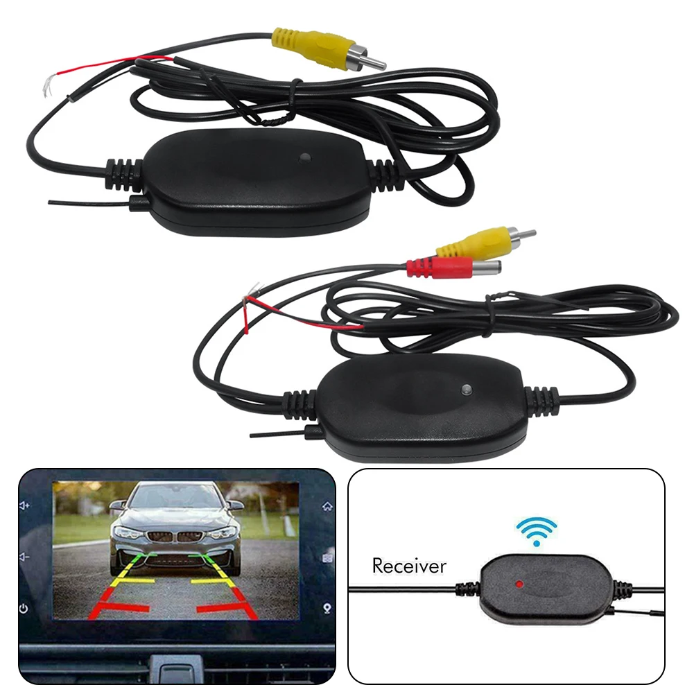 2-4G-Wireless-Rear-View-Camera-RCA-Video-Transmitter-Receiver-For-Car ...