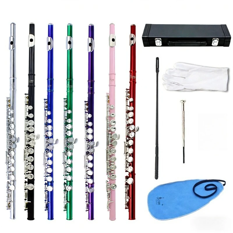 New Flute 16 Closed Holes C Key Flute Concert Performance Flute ...