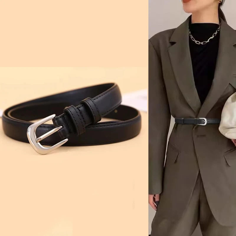 Women's Belt Fashion Designer Dress Belt Black Brown Waist Belts Women ...