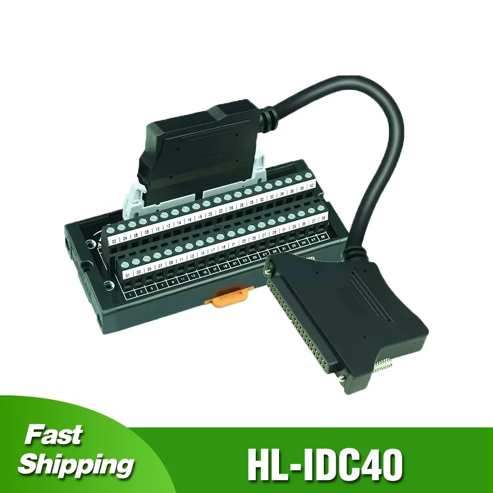 HL-IDC40-Mini-Terminal-Block-for-Mitsubishi-Q-L-Series-PLC-Cable-AC10TB ...