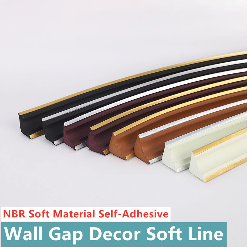Self Adhesive Wall Decor Line | Decorative Baseboard Molding | Trim ...