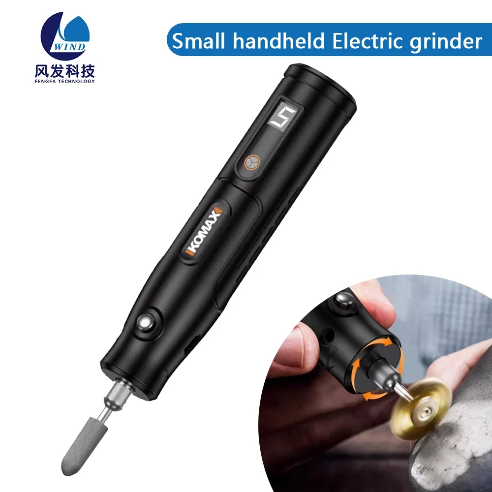 Portable-Small-Electric-Grinder-Hand-Tools-Wood-Working-Rechargeable ...