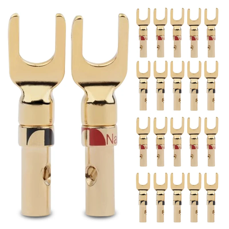 Adaptador-de-conector-de-horquilla-de-tornillo-de-Audio-8-piezas-Lat-n ...