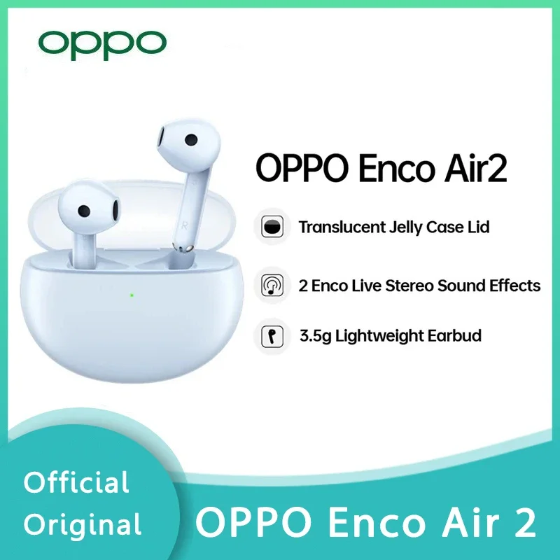 OPPO-ENCO-Air-2-TWS-Fone-de-ouvido-sem-fio-cancelamento-de-ru-do ...