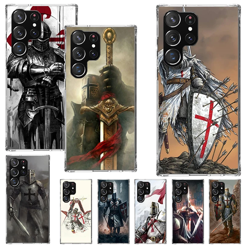 Knights Templar Crusades Phone Case For Samsung Galaxy S25 S24 S23 ...
