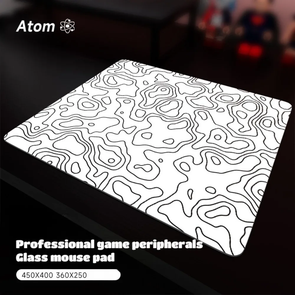 Atom-Glass-Gaming-Mouse-Pad-Customizable-Pattern-Tempered-Glass-Smooth ...