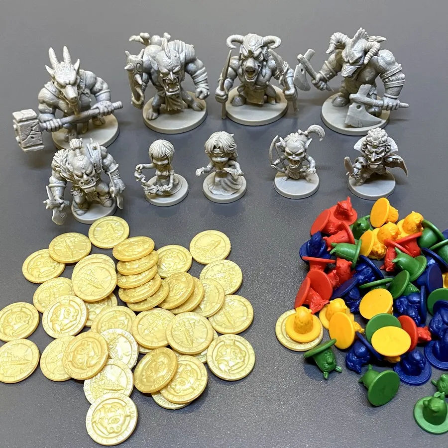 Lot Hammer Beastmen Troll Minoatur Orc Marauders Goblin Archers Tokens ...