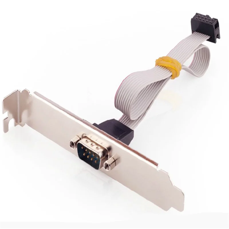 10P-to-DB9-Serial-Port-Bracket-MainBoard-10P-to-9P-RS232-DB9-Male ...