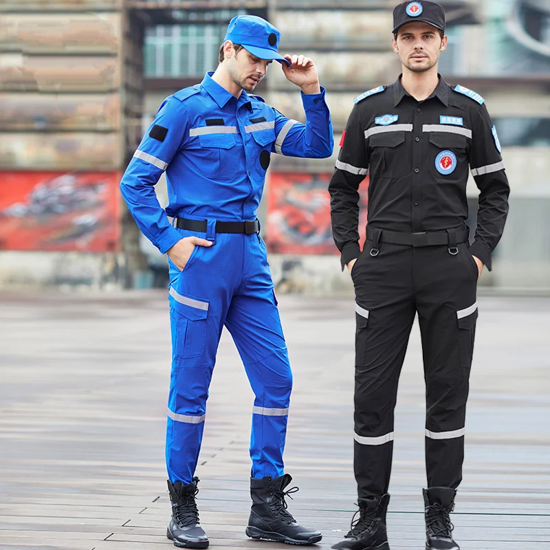 R56 New Autumn Quick Dry Long Sleeve Emergency Rescue Suit Set ...