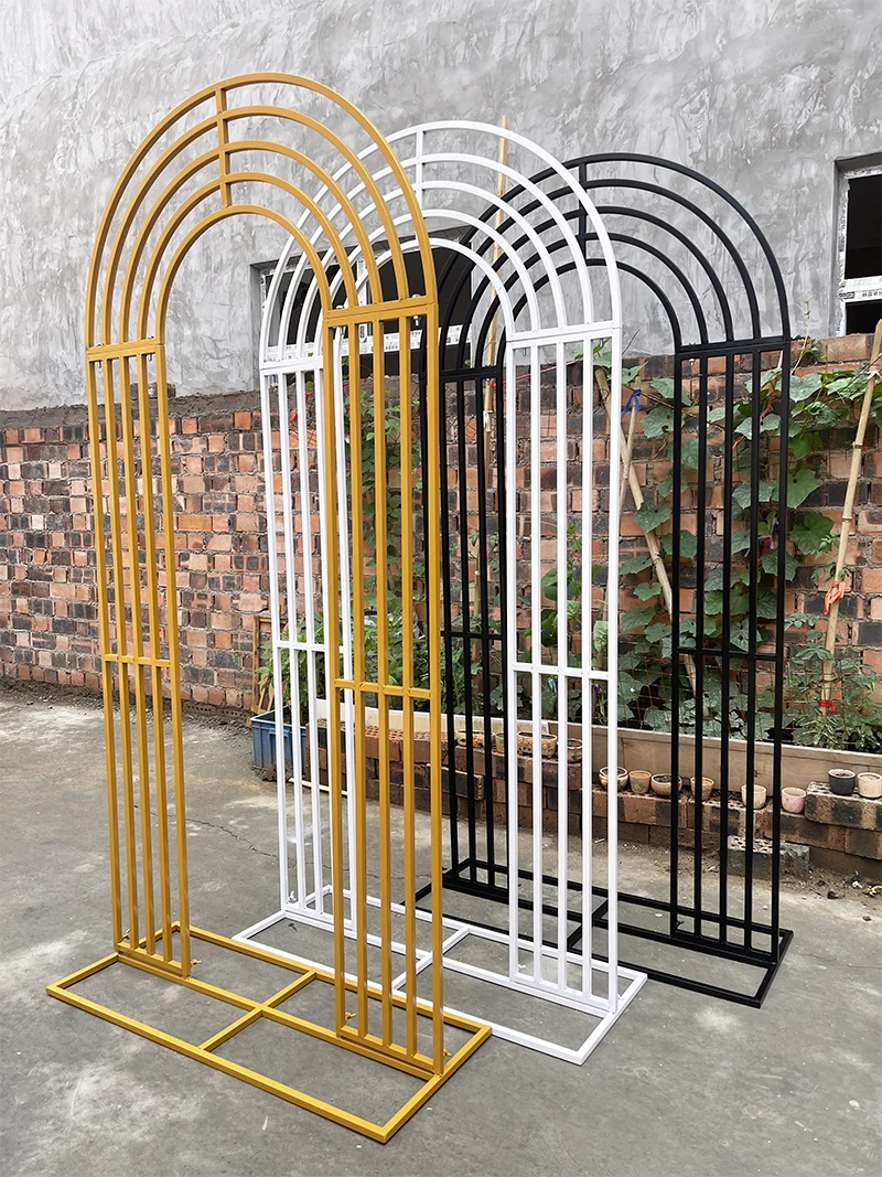 Metal-Floral-Arch-Wedding-Backdrop-Backdrop-Frame-Backdrop-Stand ...