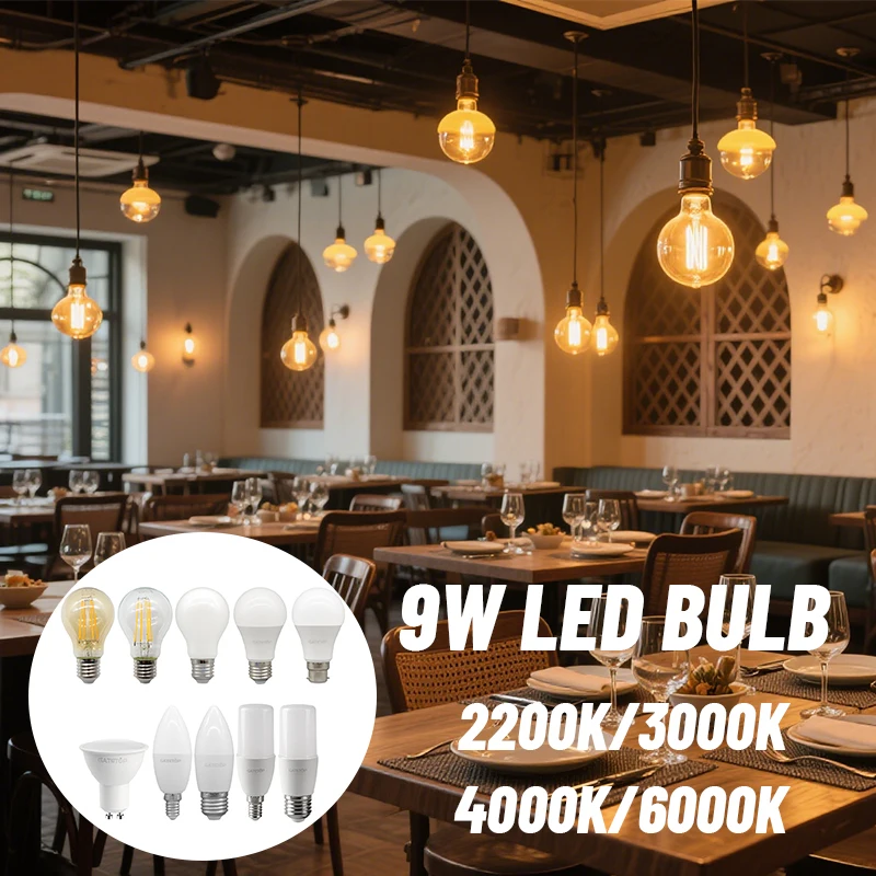 4pcs Edison Filament Bulb E27 B22 E14 Retro Led Light C35 A60 ST64 ...