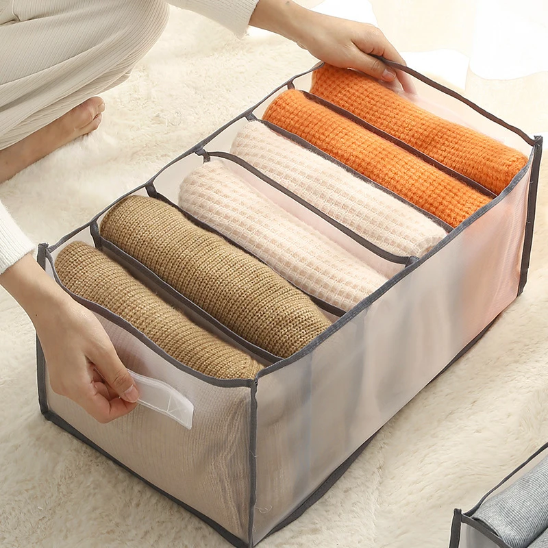 Sweater Clothes Jeans Storage Boxes Dormitory Wardrobe Closet Drawer ...