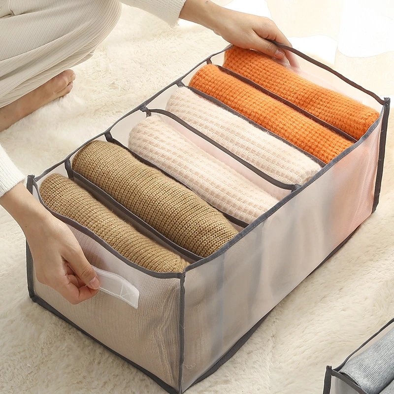 Sweater Clothes Jeans Storage Boxes Dormitory Wardrobe Closet Drawer ...