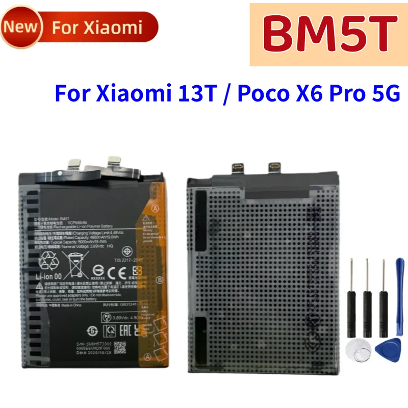 Bater-a-BM5T-de-alta-calidad-para-XIAOMI-13T-Poco-X6-Pro-5G ...