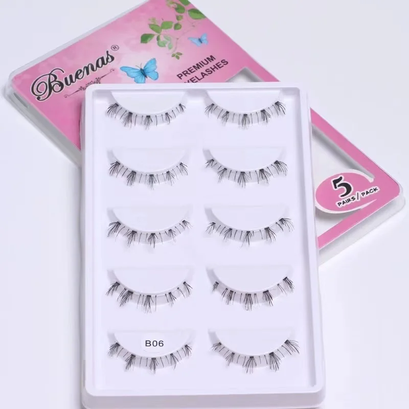 LTWEGO Makeup Bottom Eyelashes Kit 5 Pairs 3D Mink Natural Looking ...
