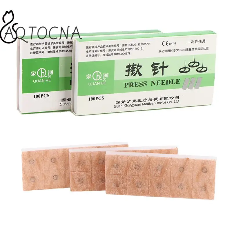 100Pcs-box-Multi-Condition-Ear-Seed-Acupressure-Kit-Disposable-Press ...