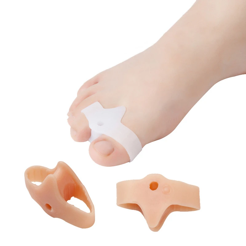 2PCS Silicone Gel Thumb Corrector Bunion Foot Toe Hallux Valgus ...
