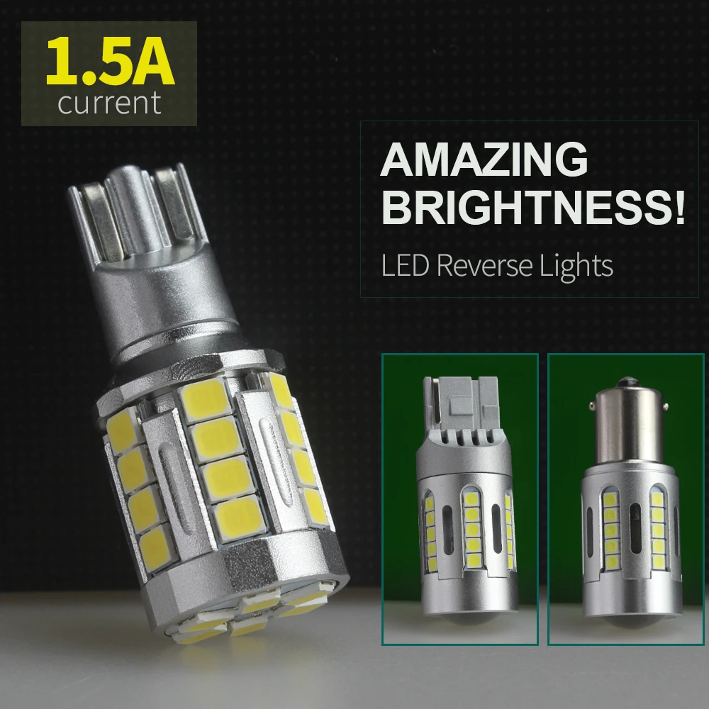 (2PCS) 912 921 7440 3156 LED Bulbs for Backup Reverse Light Bulbs 6000K ...
