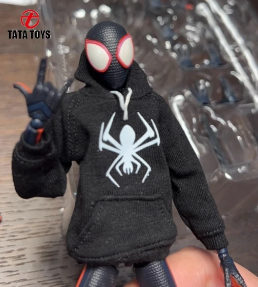 Ropa-de-mu-eca-masculina-a-escala-1-6-Sudadera-con-capucha-blanca-y ...