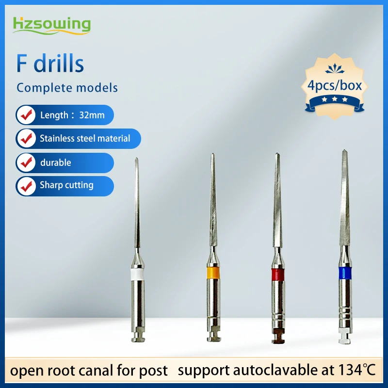 32mm-Dental-Instruments-F-Drills-Stainless-Steel-Fiber-post-Drills-Bit ...