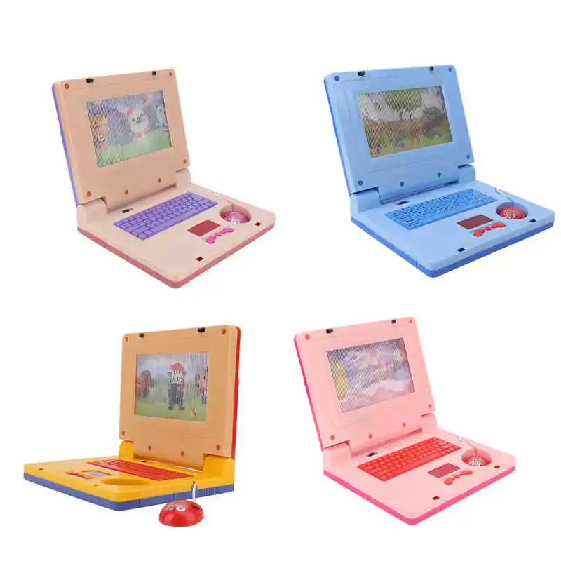 Kids-Learning-Laptop-LED-Electronic-Learning-Machine-With-Music-And ...