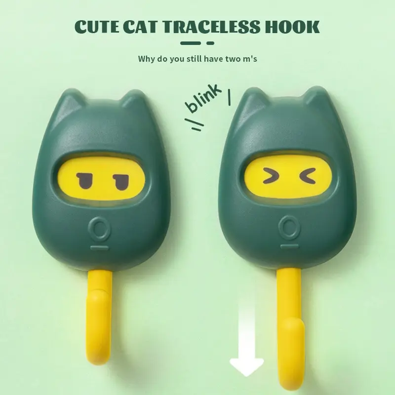 6Pcs-Set-Creative-Cute-Variable-Face-Wall-Hanging-Hook-Strong-Seamless ...