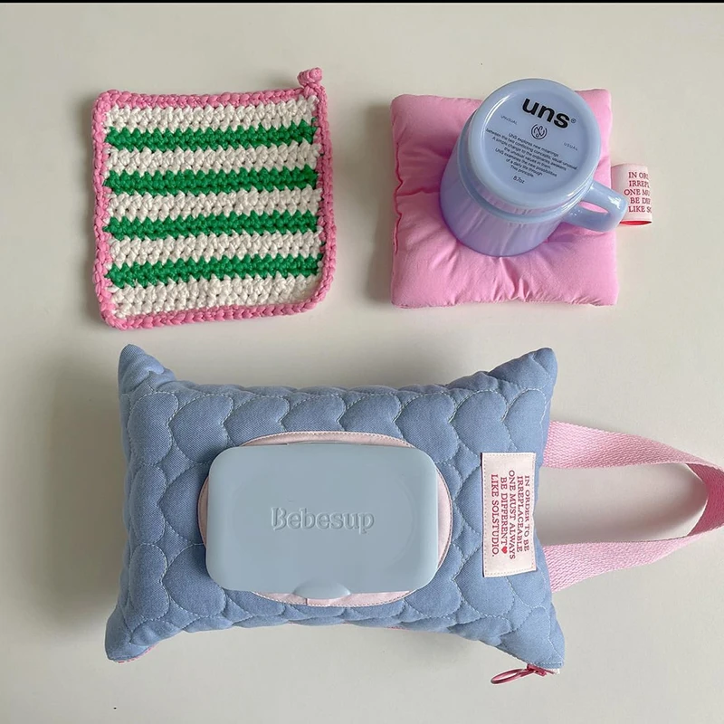 Portable Hanging Fabric Tissue Case Box Living Room Container Home Car ...