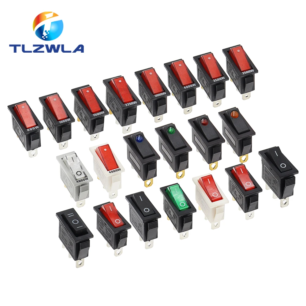 1PCS-KCD3-Rocker-Switch-ON-OFF-ON-OFF-ON-2-Position-3Pins-Electrical ...