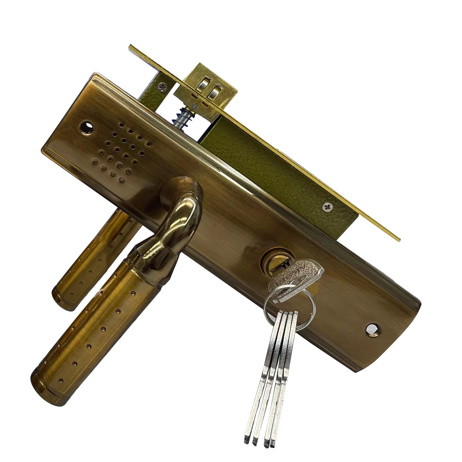 AKSEL-Single-tongue-door-lock-door-handle-zinc-alloy-door-handles-for ...