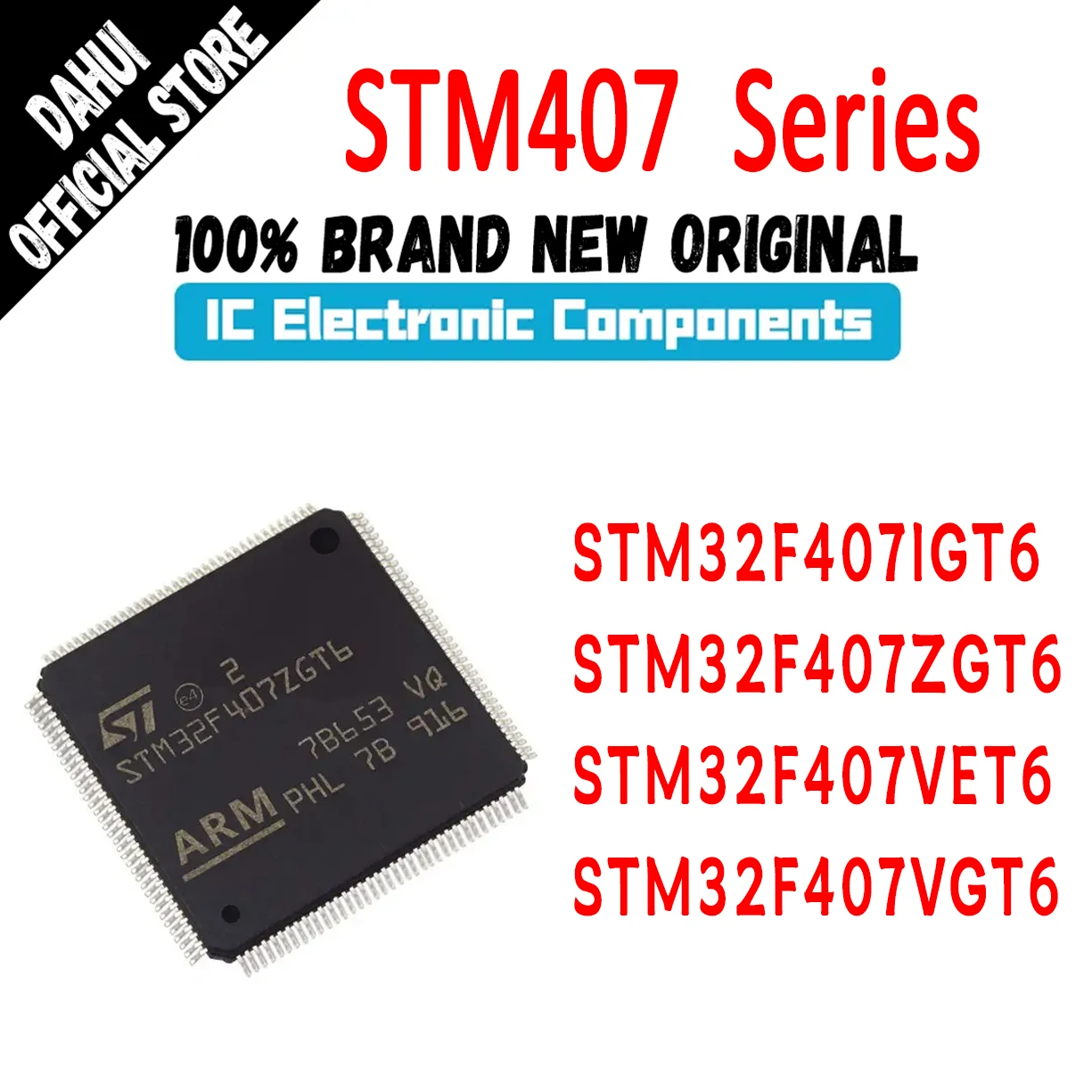 STM32F407IGT6-STM32F407ZGT6-STM32F407VET6-STM32F407VGT6-STM32F407IG-STM32F407ZG-STM32F407VE ...