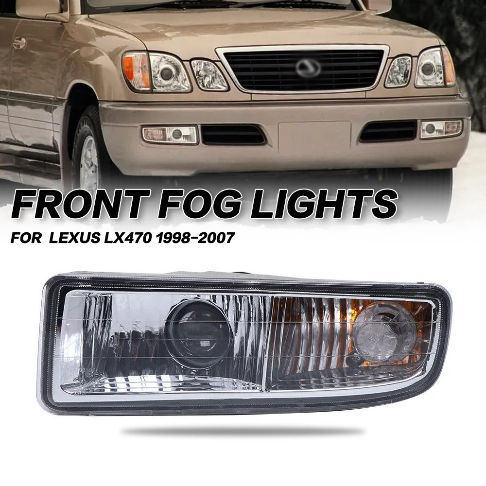 Front bumper fog lights daytime running lights suitable for LEXUS LX470 ...